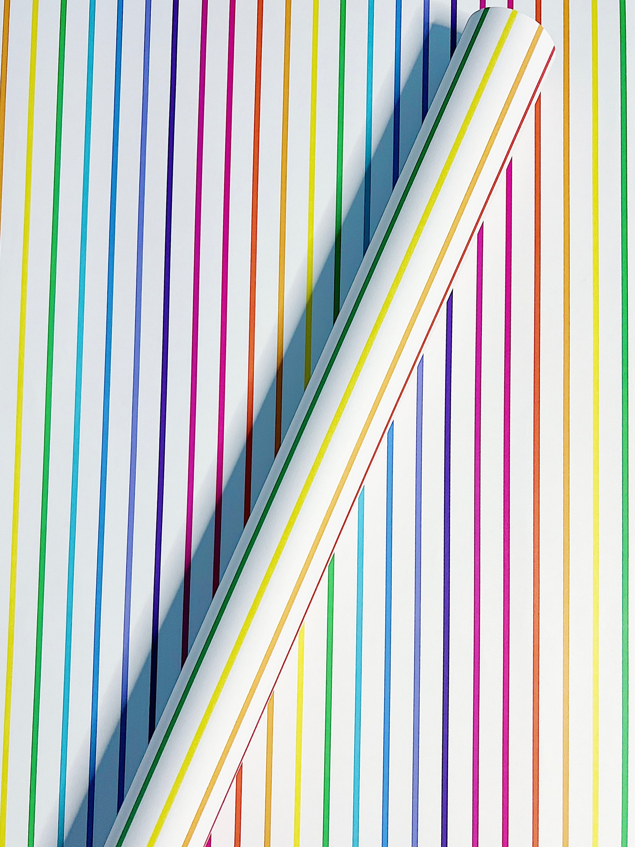 Rainbow Stripe Wrapping Paper - Effie's Paper