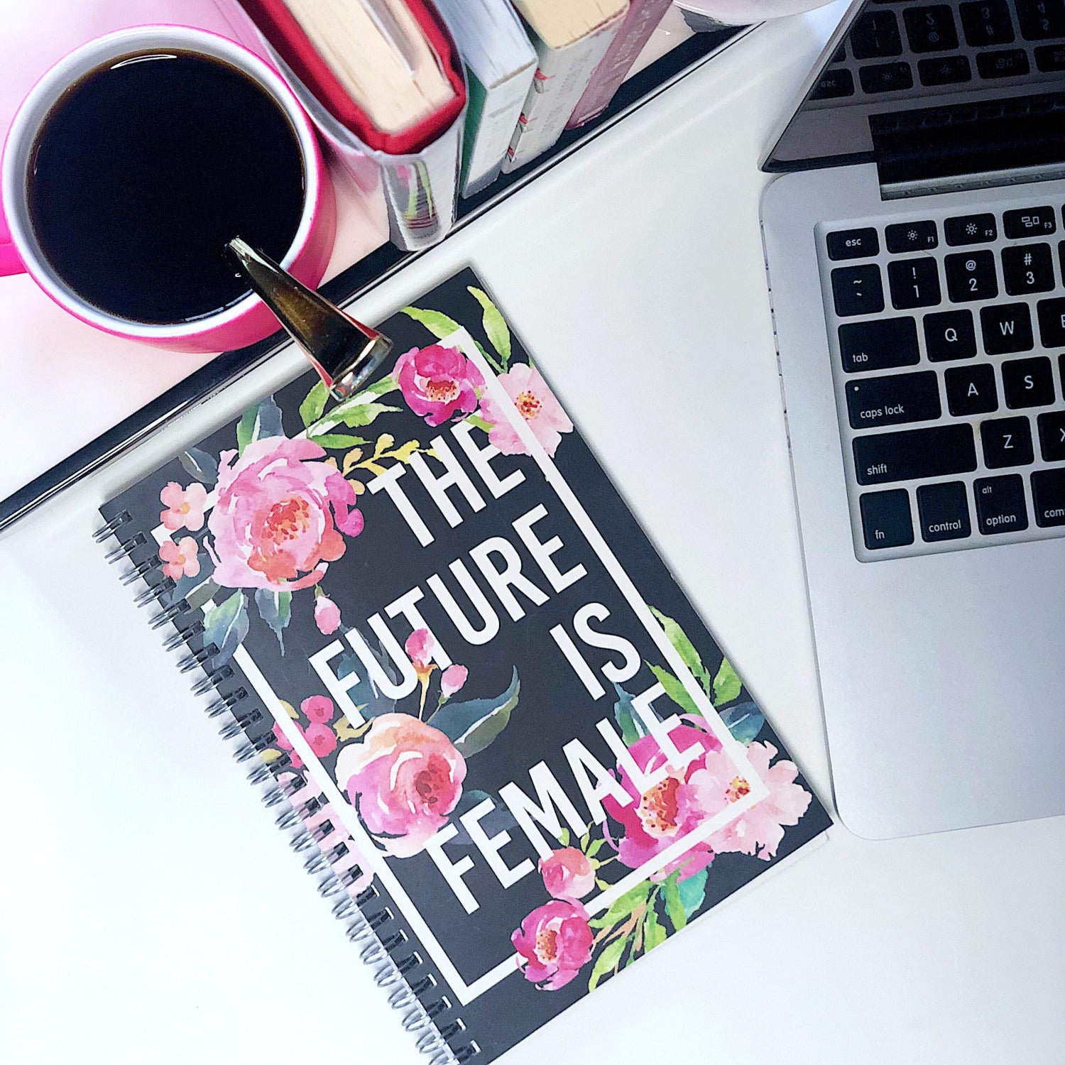 The Future Is Female :: Spiral Notebook - Effie's Paper