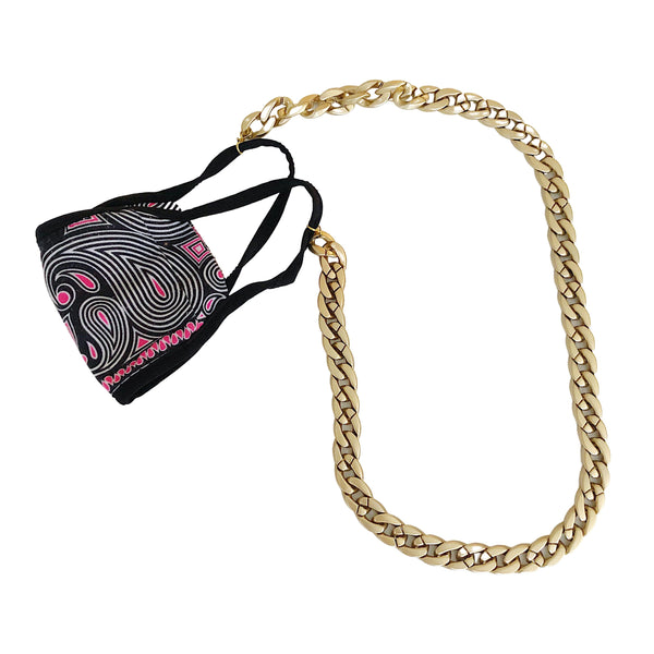 Face Mask Chain :: Gold - Effie's Paper