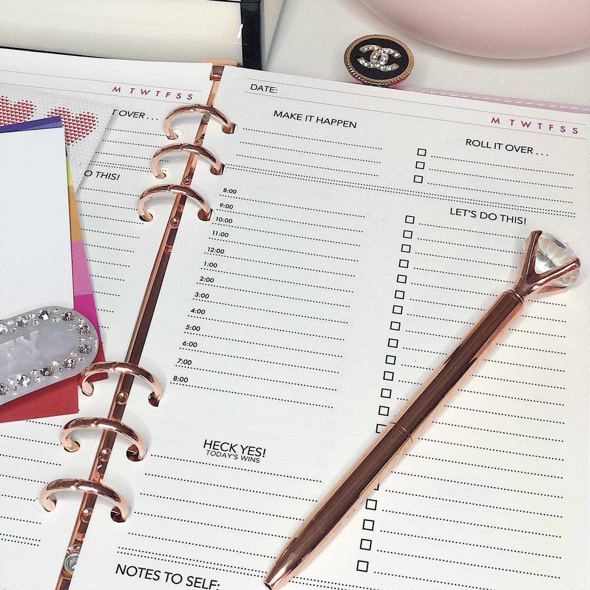 Undated Planner Insert Pages :: A5 - Effie's Paper